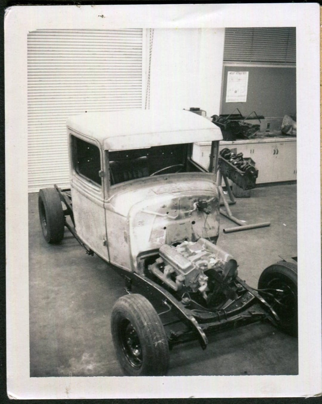 Vintage Photo Old Jalopy Drag Race Car 1970's, Original Found Photo ...