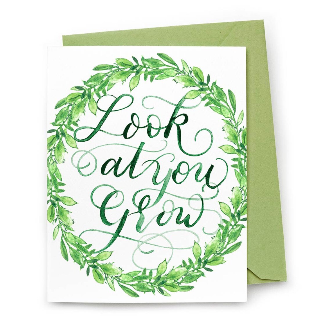 Look at You Grow Card - Plant Congratulations Card for Grad, New Job ...