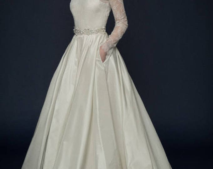 A-line Wedding Dress/ Ampella - Etsy