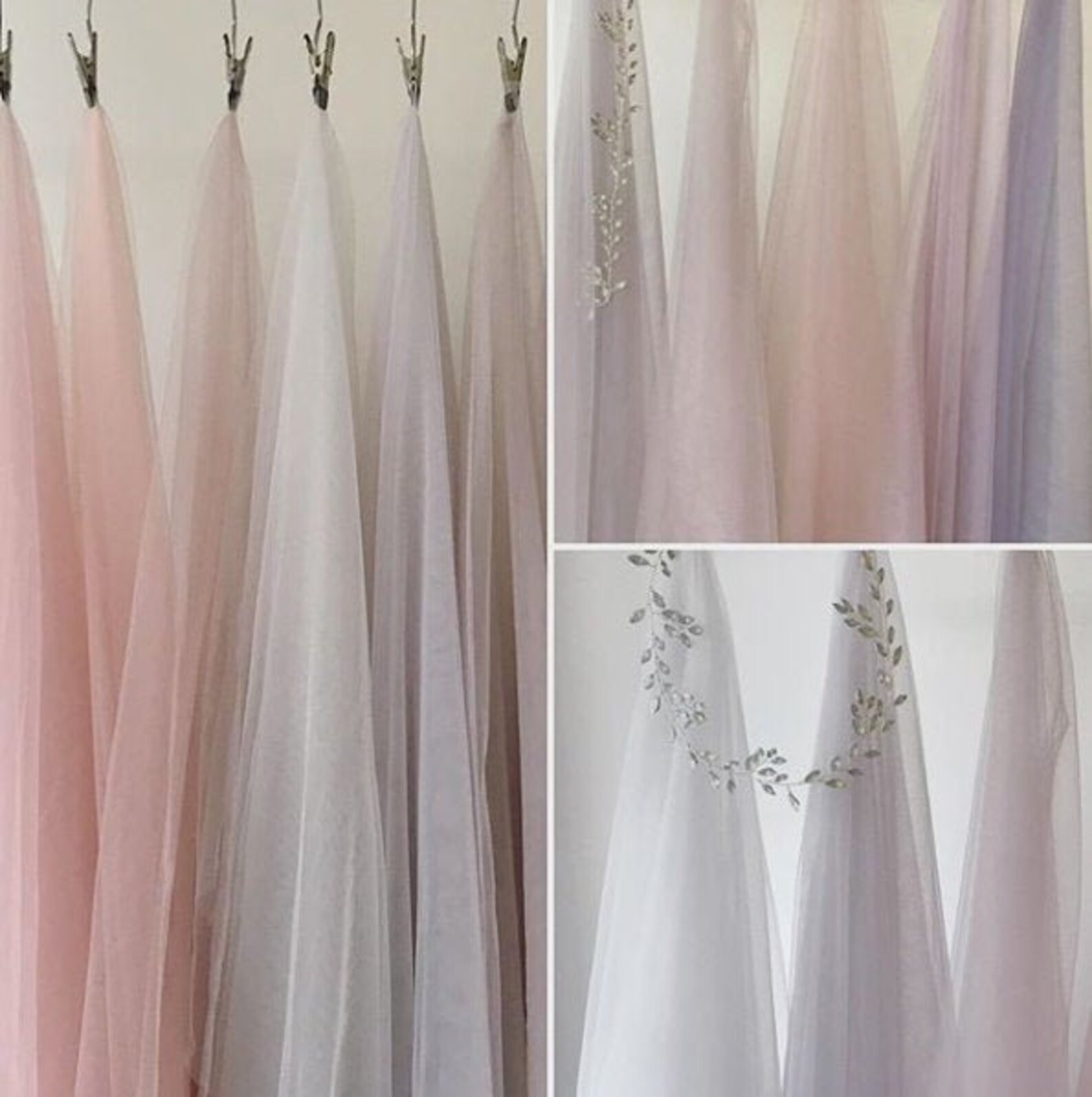 Color Bridal Veil - Etsy