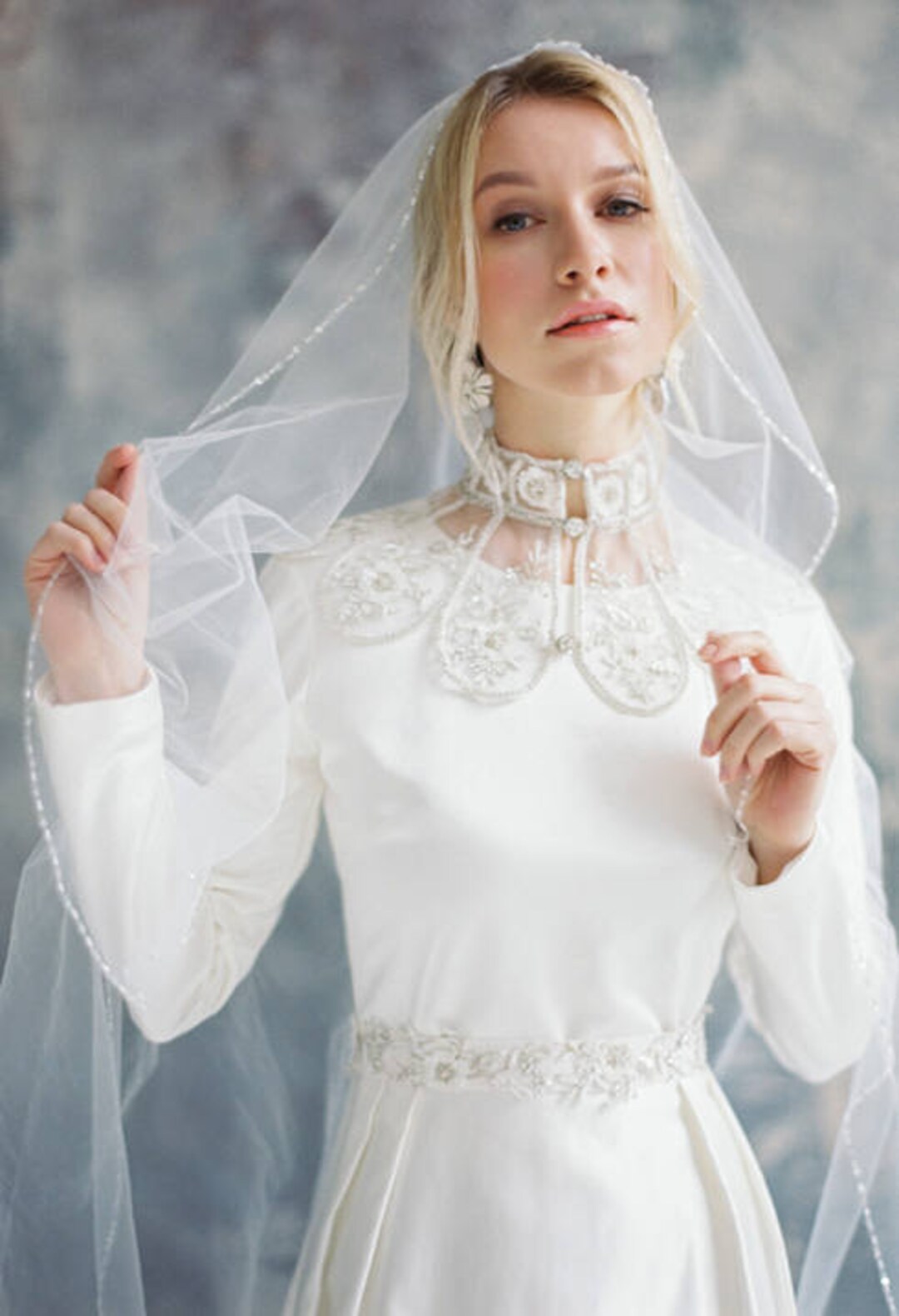 Wedding Collar//white Wedding Collar//handmade Collar//lace Collar ...