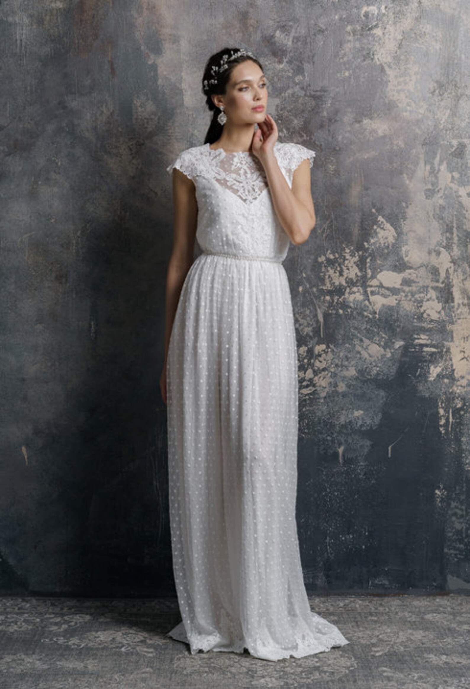 Wedding Dress Boho Bohemian Rustic Mexican Lace Wedding | Etsy