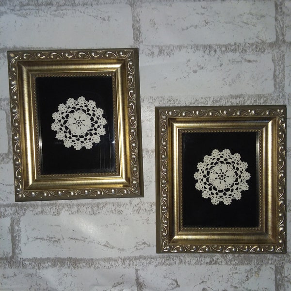 Framed Doily - Etsy