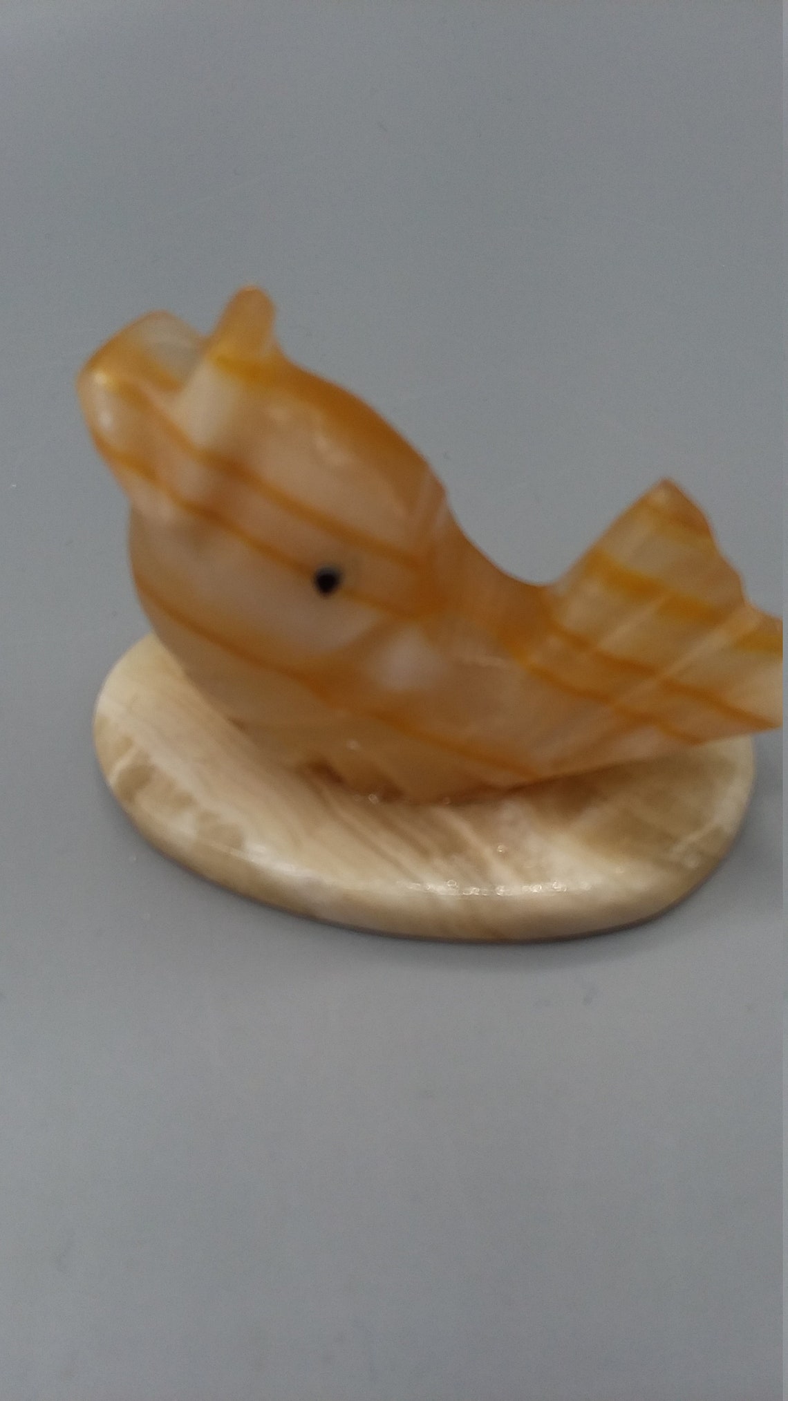 Carved Alabaster/marble Fish 2x3 Inch - Etsy