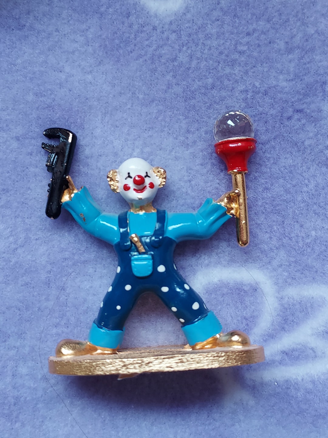2 Inch Plummer Clown by Spoontiques - Etsy