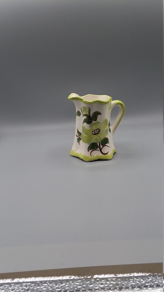 Cash family small pitcher hand painted | Etsy