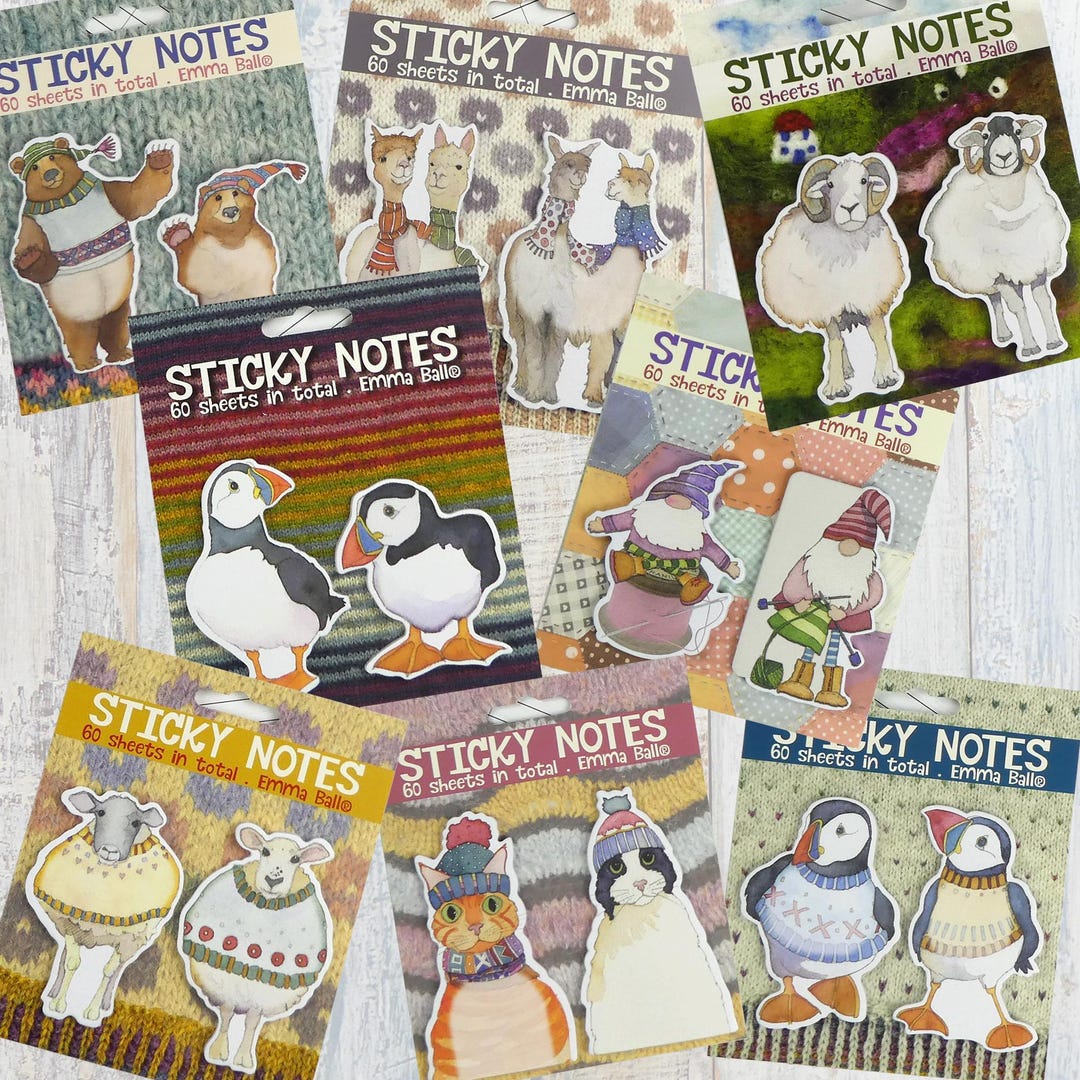 Sticky Notes Set | Cute Memo Pads for Lists, Reminders & Everyday Notes ...