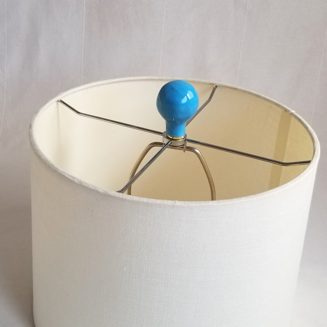 Pair of Lamp Finials. Large Ceramic Balls. Handmade Organic Shapes ...