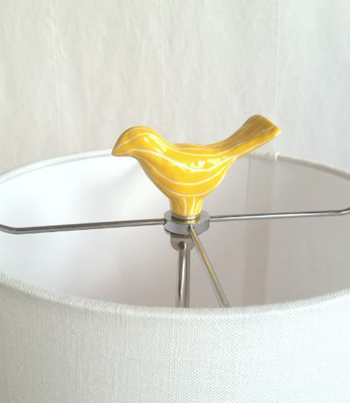 Lamp Finial. Handmade Ceramic Bird Shape - Etsy