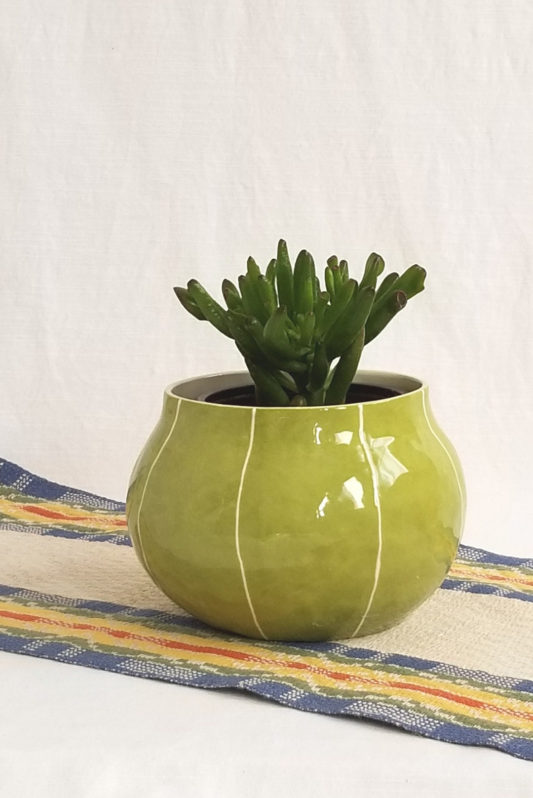 Ceramic Planter. Handmade Modern Indoor Plant Pot - Etsy