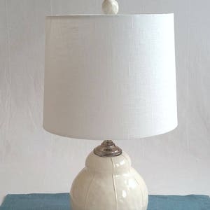 Lamp Finial Pair. White Ceramic Lampshade Hardware - Etsy