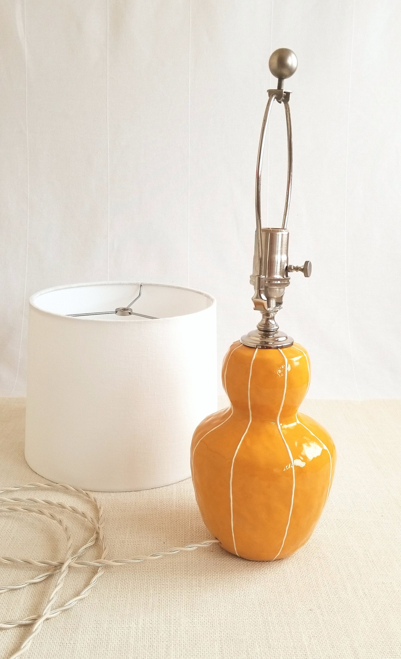 Small Ceramic Lamp. Unique Bedside Table Lighting. Handmade - Etsy