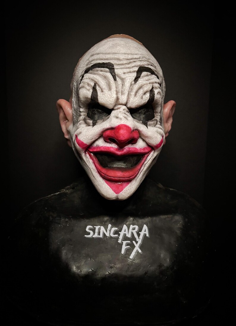 Motley Clown Silicone Mask | Sincara FX | Horror Halloween Cosplay ...