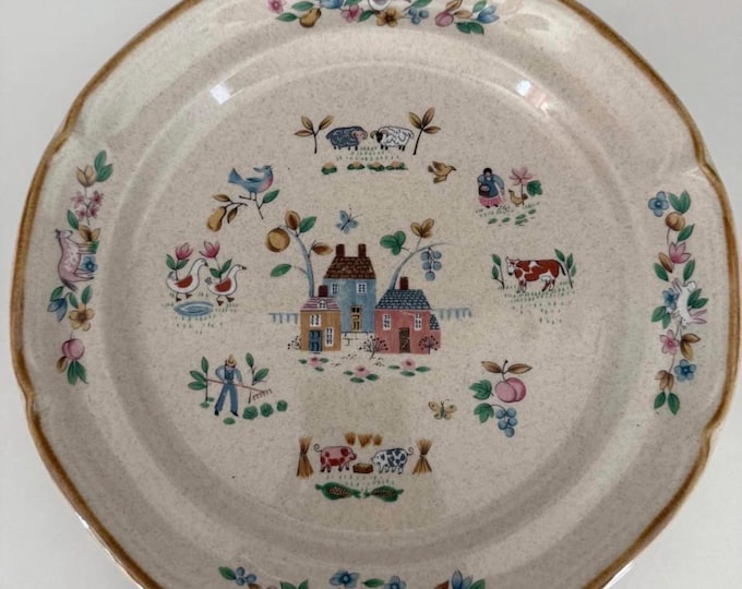 Vintage Heartland Dinner Plates by International China Set of 6 ...