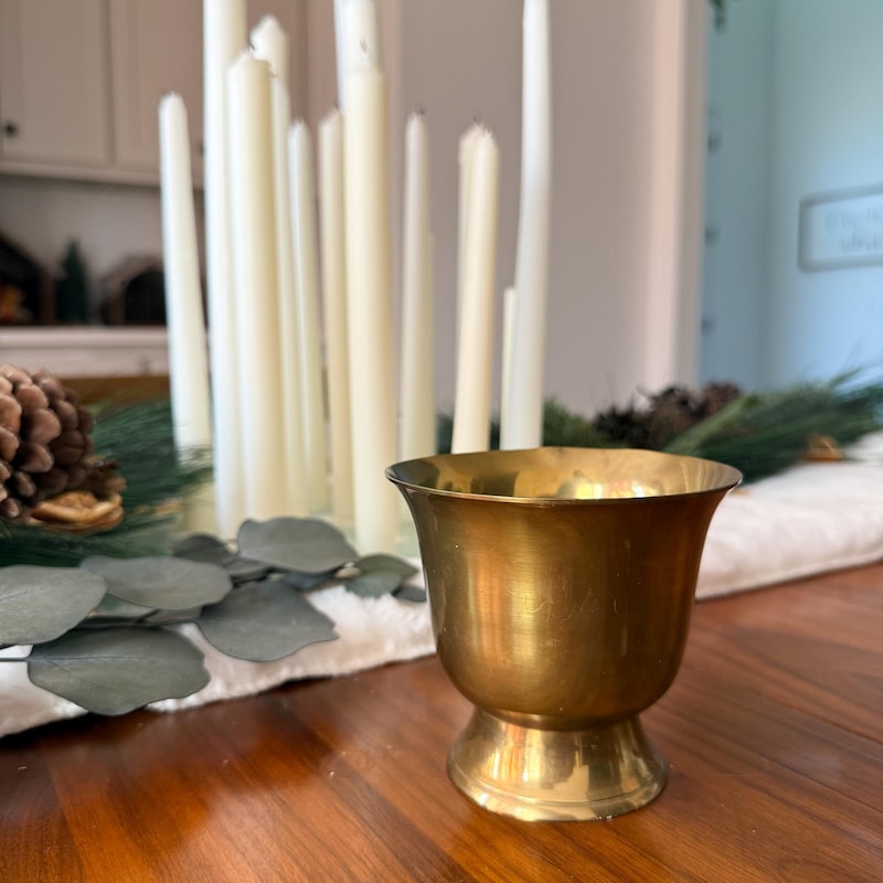 Small Brass Cachepots - Etsy