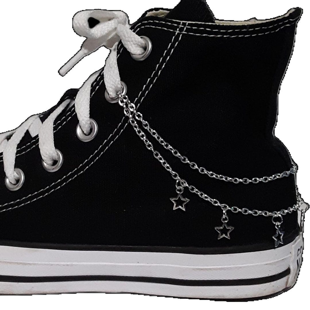 Shining Star Double Chain Canvas High-top Shoe or Boot Chain Available ...
