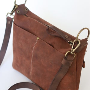 Leather Bag Sewing Pattern PDF Video Tutorial Borla - Etsy