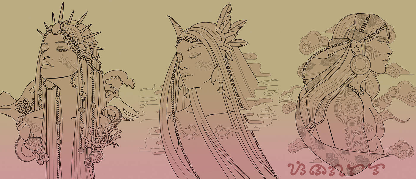 Hiraya: Three Tagalog Primordial Gods - Etsy