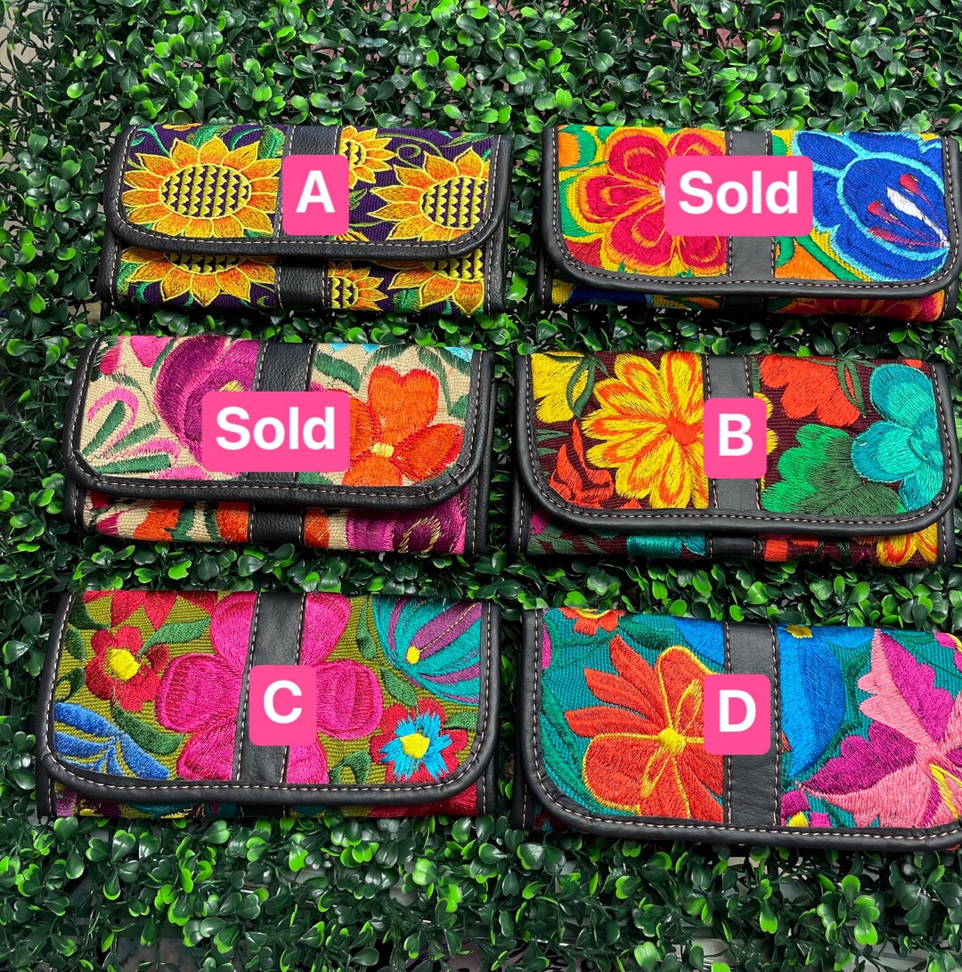 Embroidered Wallets - Etsy