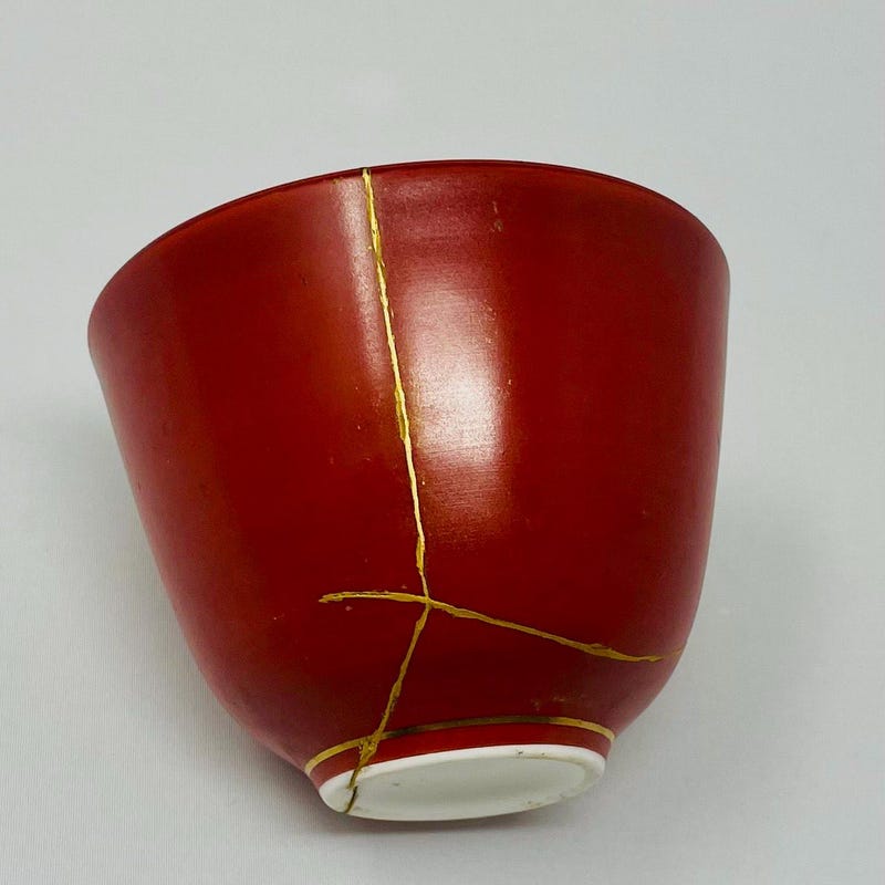 Kintsugi Cup - Etsy