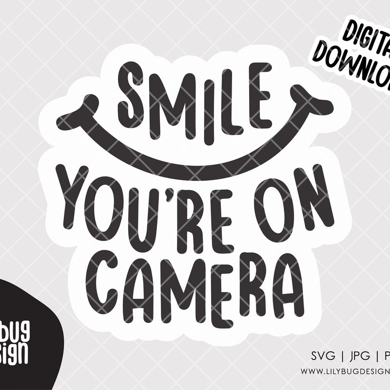Smile, Your on Camera Sign - Etsy