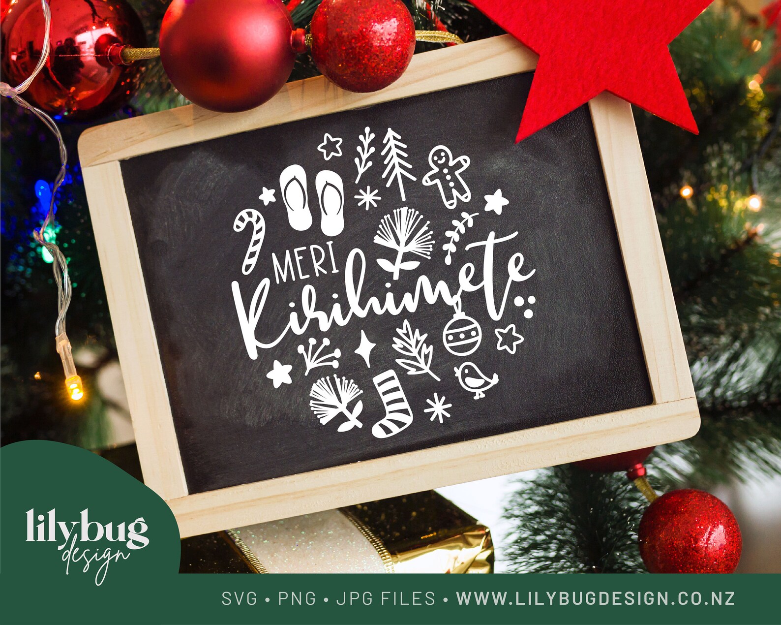 Meri Kirihimete Te Reo Maori Merry Christmas Kiwi Christmas Digital ...