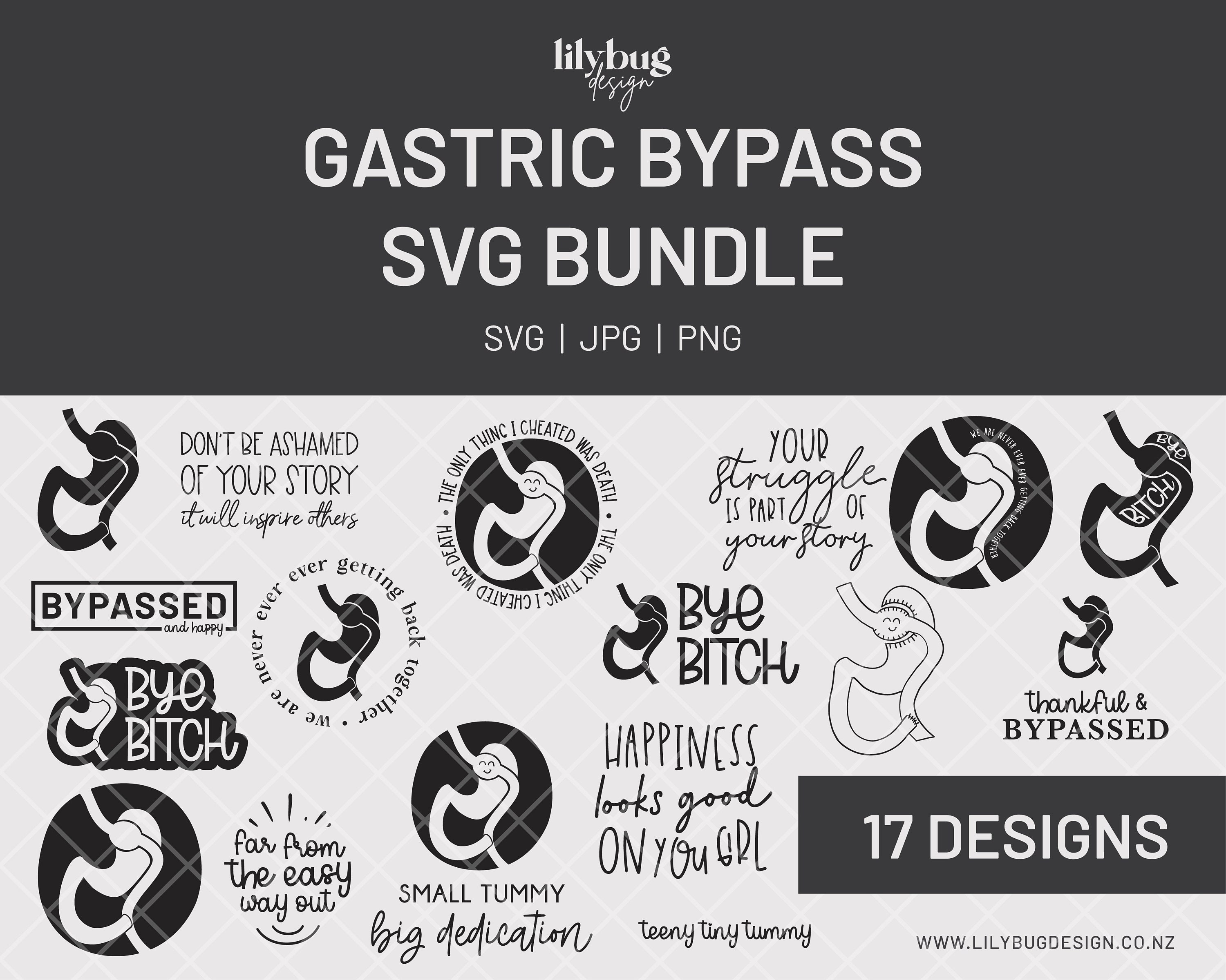 Gastric Bypass Bariatric Surgery Digital Download Bundle Vsg Etsy
