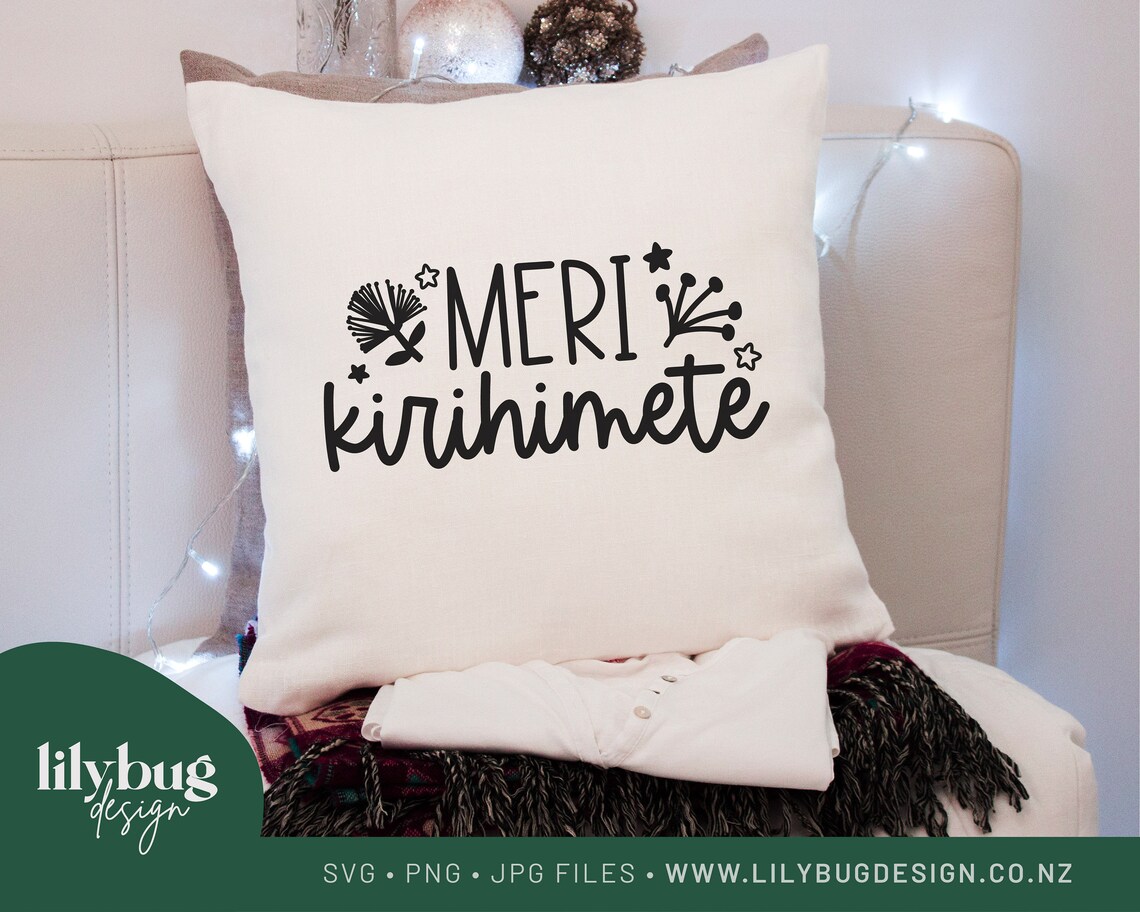 Meri Kirihimete Te Reo Maori Merry Christmas Kiwi Christmas Digital ...