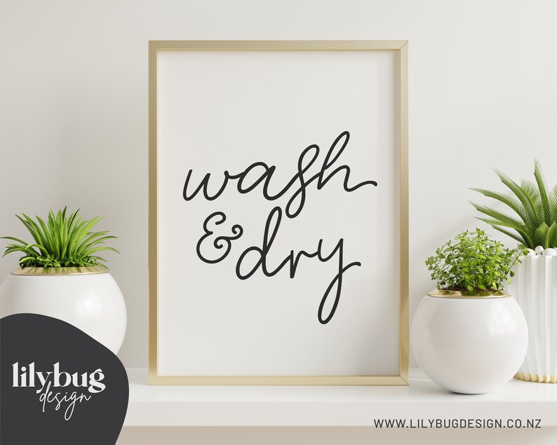 Wash and Dry Washing Machine Laundry Label Set SVG PNG and - Etsy New ...