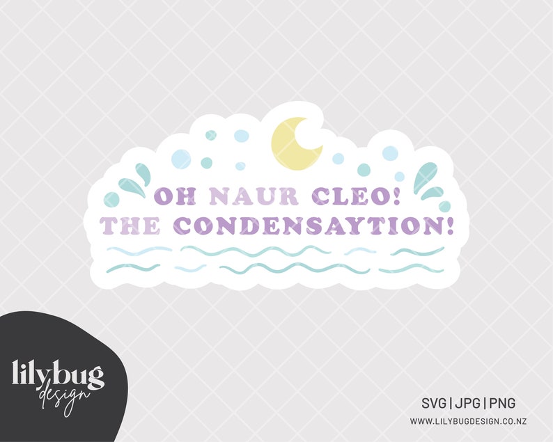 Oh No Cleo the Condensation Australian Tiktok Meme Mermaids - Etsy