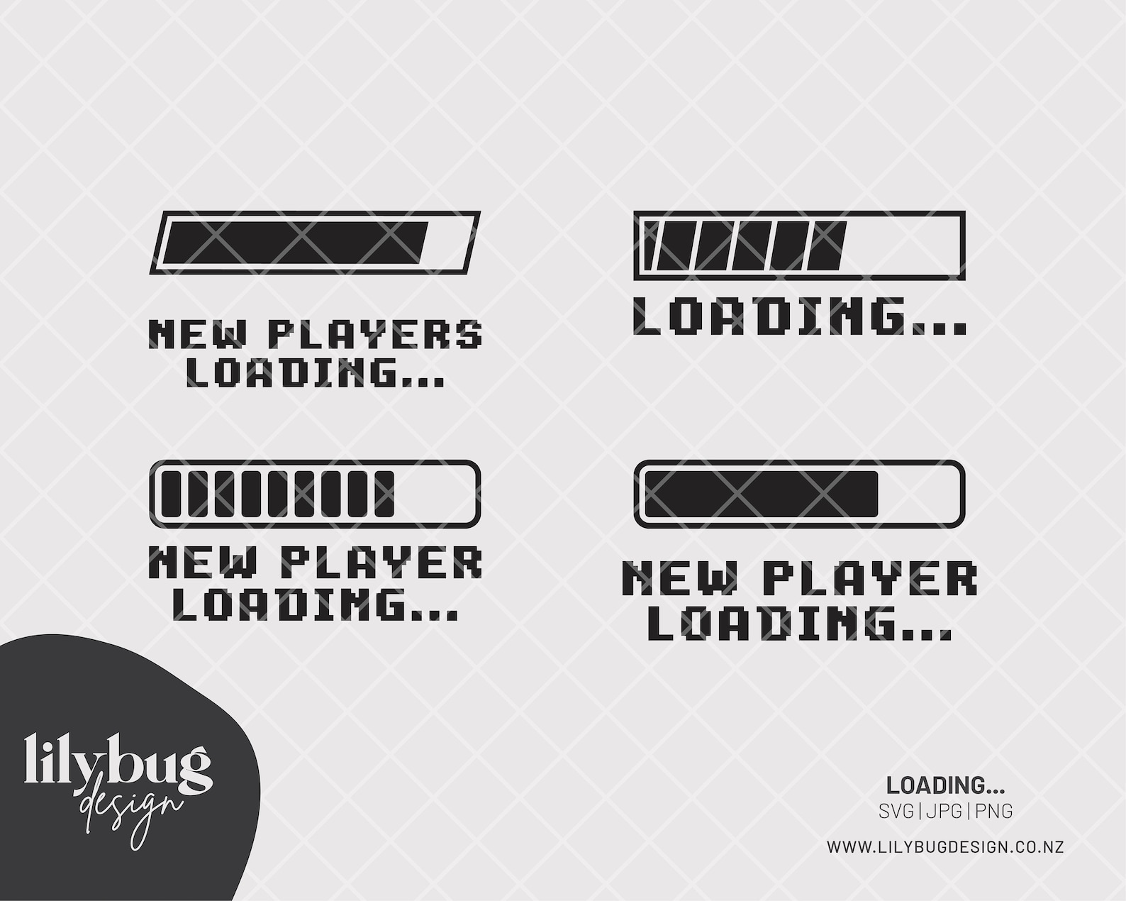 Loading New Player is Loading Decal Digital File JPG PNG SVG | Etsy