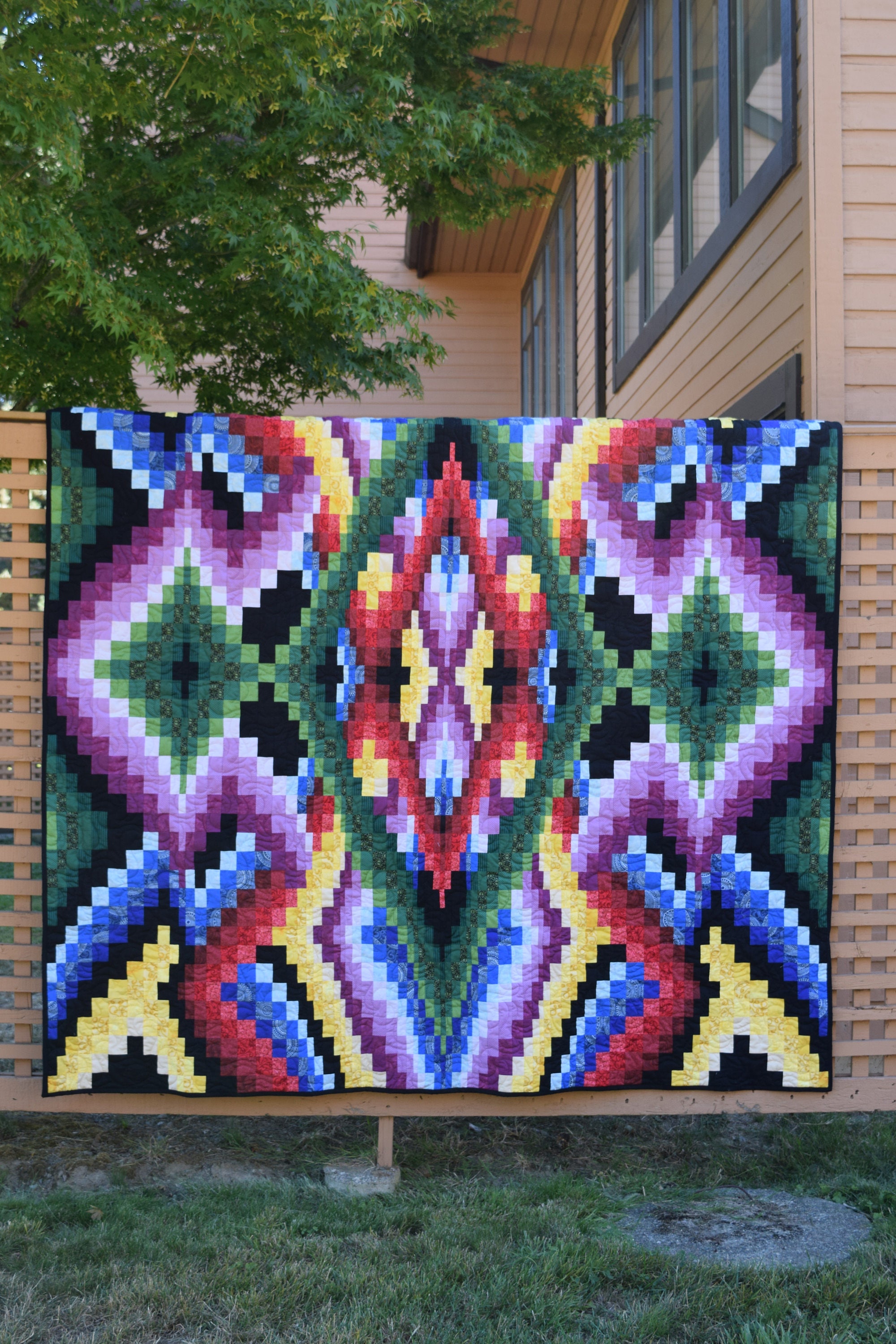 Love Tangle Bargello Quilt Pattern - Modern - Strip Piecing - Flowing ...