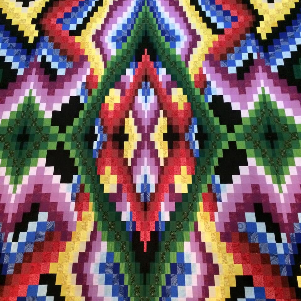 Love Tangle Bargello Quilt Pattern - Modern - Strip Piecing - Flowing ...