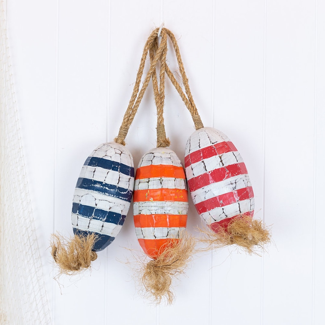 Oval Wooden Buoys - Etsy Australia