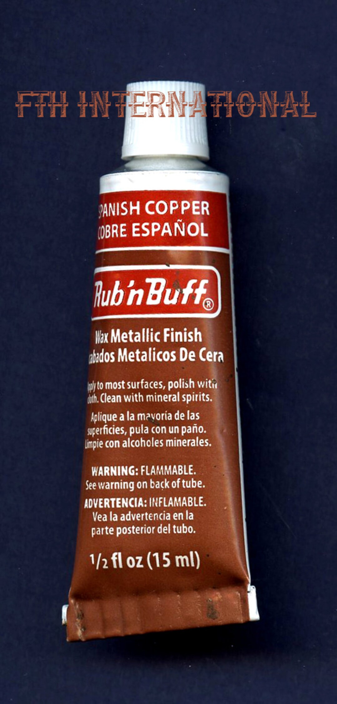 Spanish Copper 76306K Amaco Rub 'N Buff Uncarded Wax Metallic Finish ...