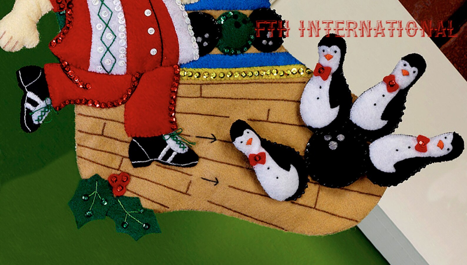 Bowling Santa Bucilla 18 Felt Christmas Stocking Kit - Etsy