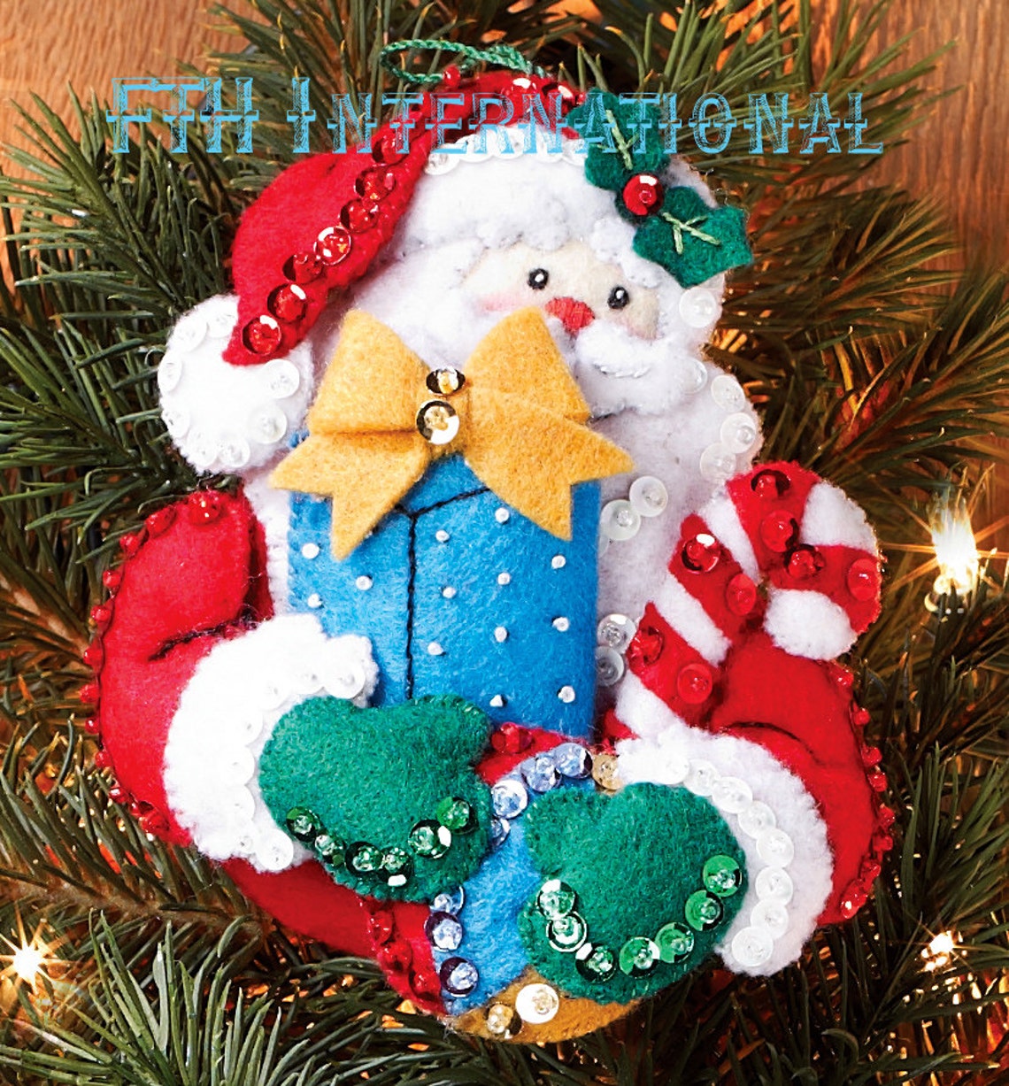Bucilla Santa & His Sleigh 6 Pce Felt Christmas Ornament Kit - Etsy Bucilla Santa & His Sleigh 6 Pce Felt Christmas Ornament Kit - Etsy