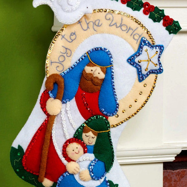 Felt Christmas Stocking - Etsy