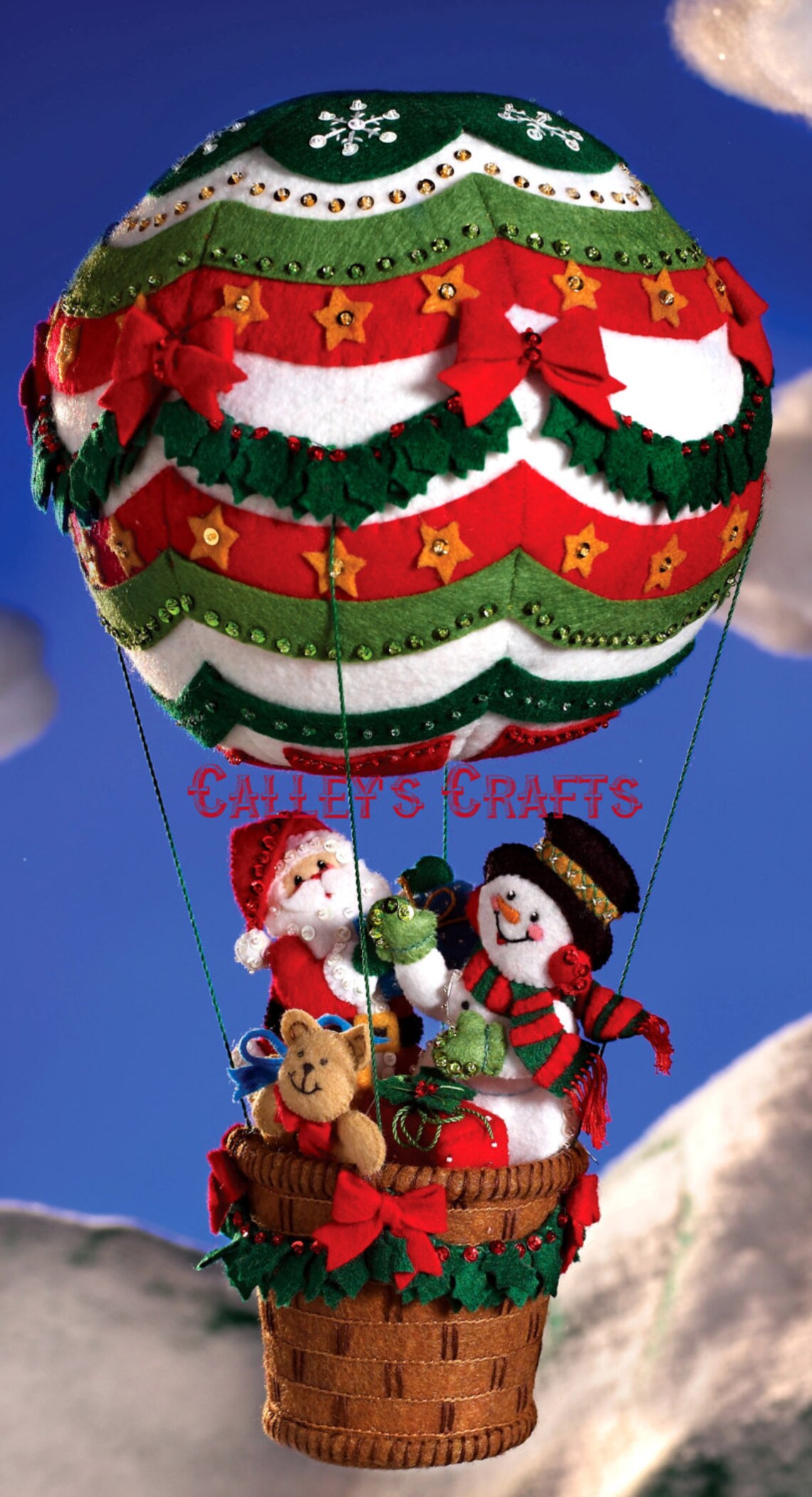 Bucilla Up up & Away 3D Felt Hanging Decor Kit 86153 - Etsy