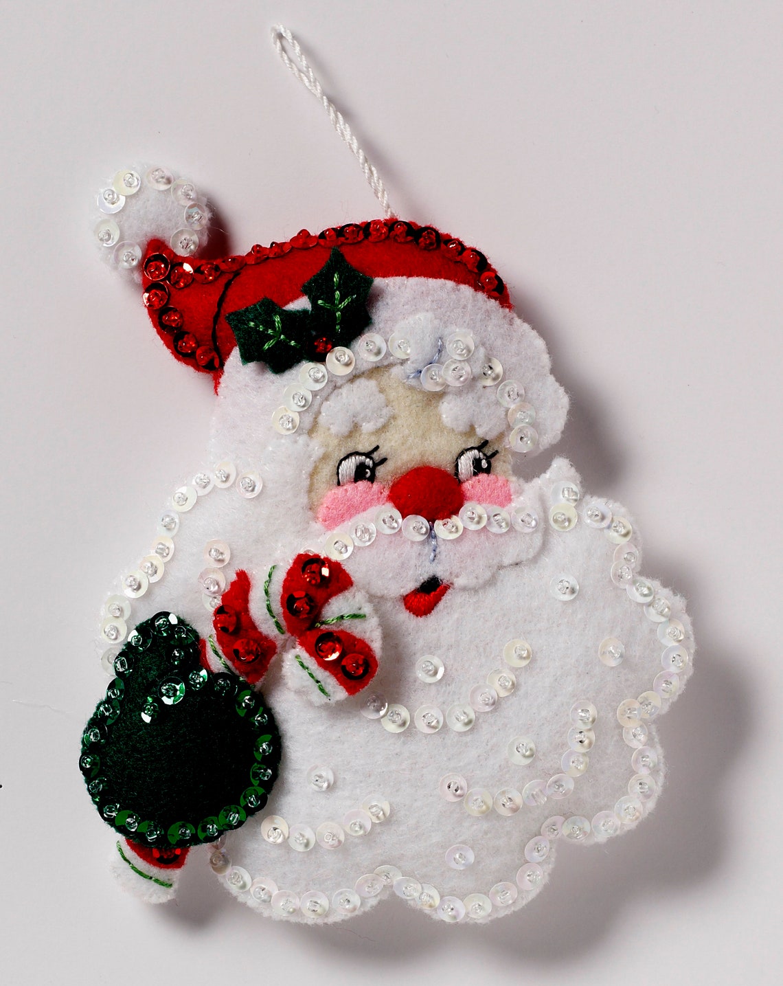 Hello Santa Bucilla 18 Felt Christmas Stocking Kit - Etsy Hello Santa Bucilla 18 Felt Christmas Stocking Kit - Etsy