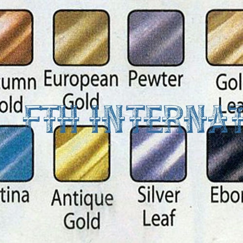 Amaco Rub 'N Buff Wax Metallic Finish for Crafts 11 - Etsy