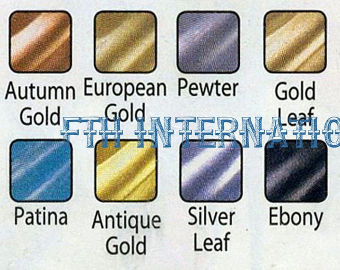 Amaco Rub 'N Buff Wax Metallic Finish for Crafts ~ 11 Colors to Choose ...