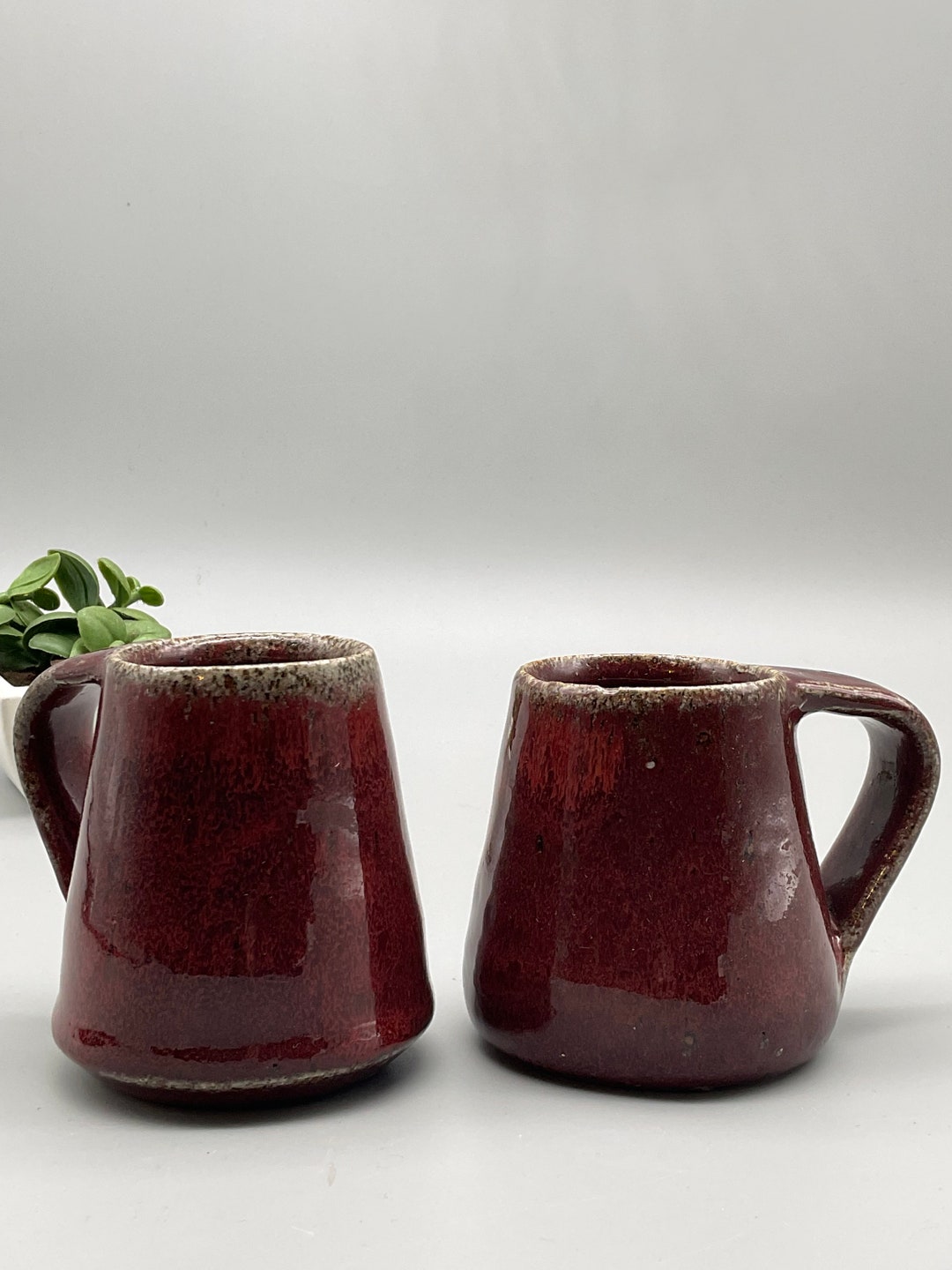 Vintage Earthenware Hand Made Cups - Etsy