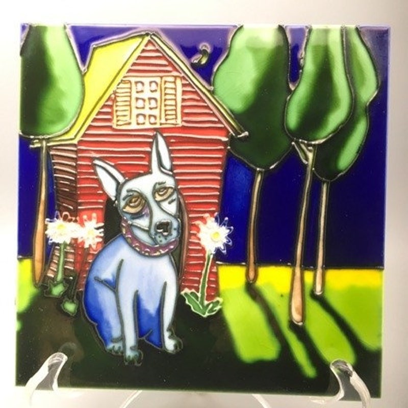 Dog Tile - Etsy