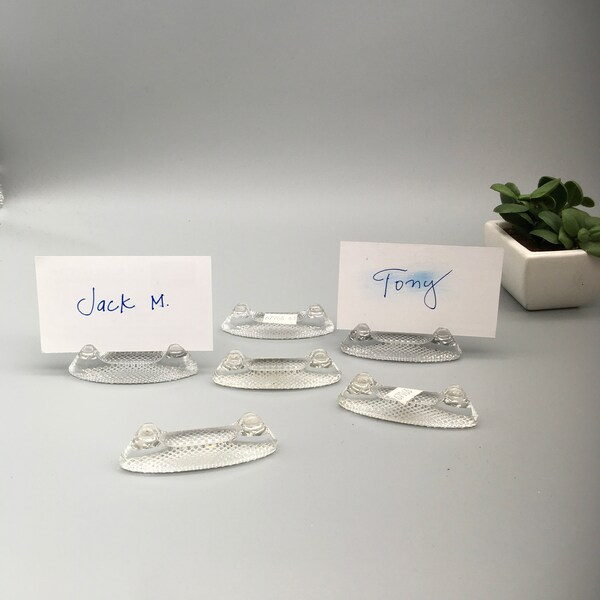 Glass Name Tags - Etsy