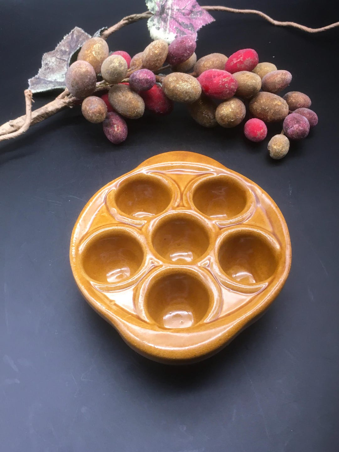 Vintage French Escargot Snail Baking Dish - Etsy