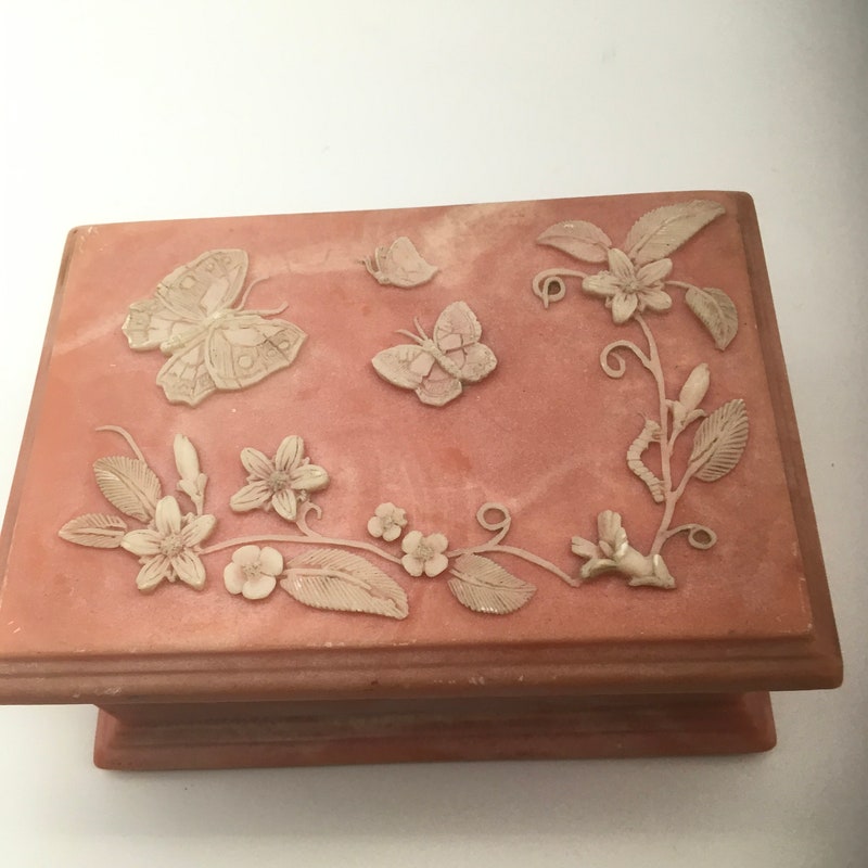 Incolay Stone Jewelry Box - Etsy