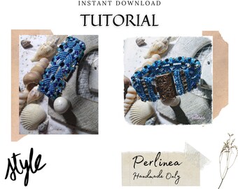Micro Macrame Tutorial Hydrangeas Bracelet Pattern Beaded Macrame Jewelry Making DIY - Etsy