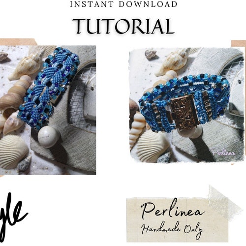 Micro Macrame Tutorial DIY Beaded Macrame Bracelet - Etsy