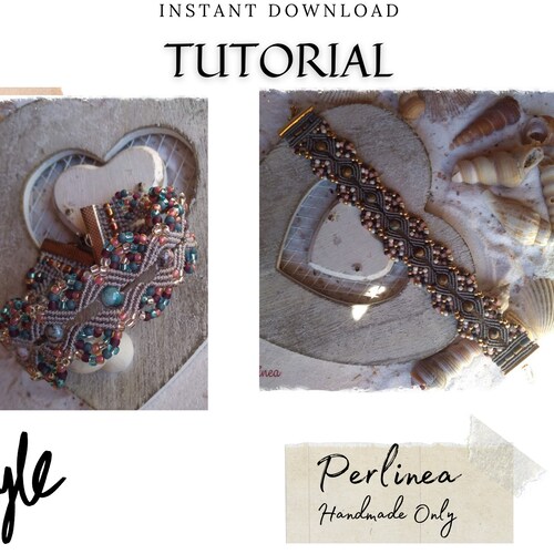 Micro Macrame Tutorial Hydrangeas Bracelet Pattern Beaded - Etsy